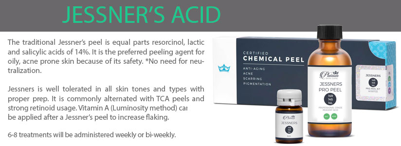 Jessner's Peel For Skin Transformation - Platinum Skin Care