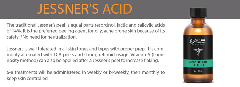 Jessner's Peel For Skin Transformation - Platinum Skin Care